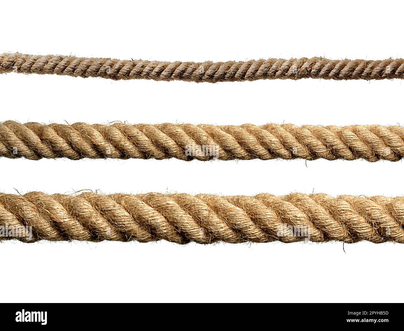 rope isolated on white background closeup Stock Photo - Alamy