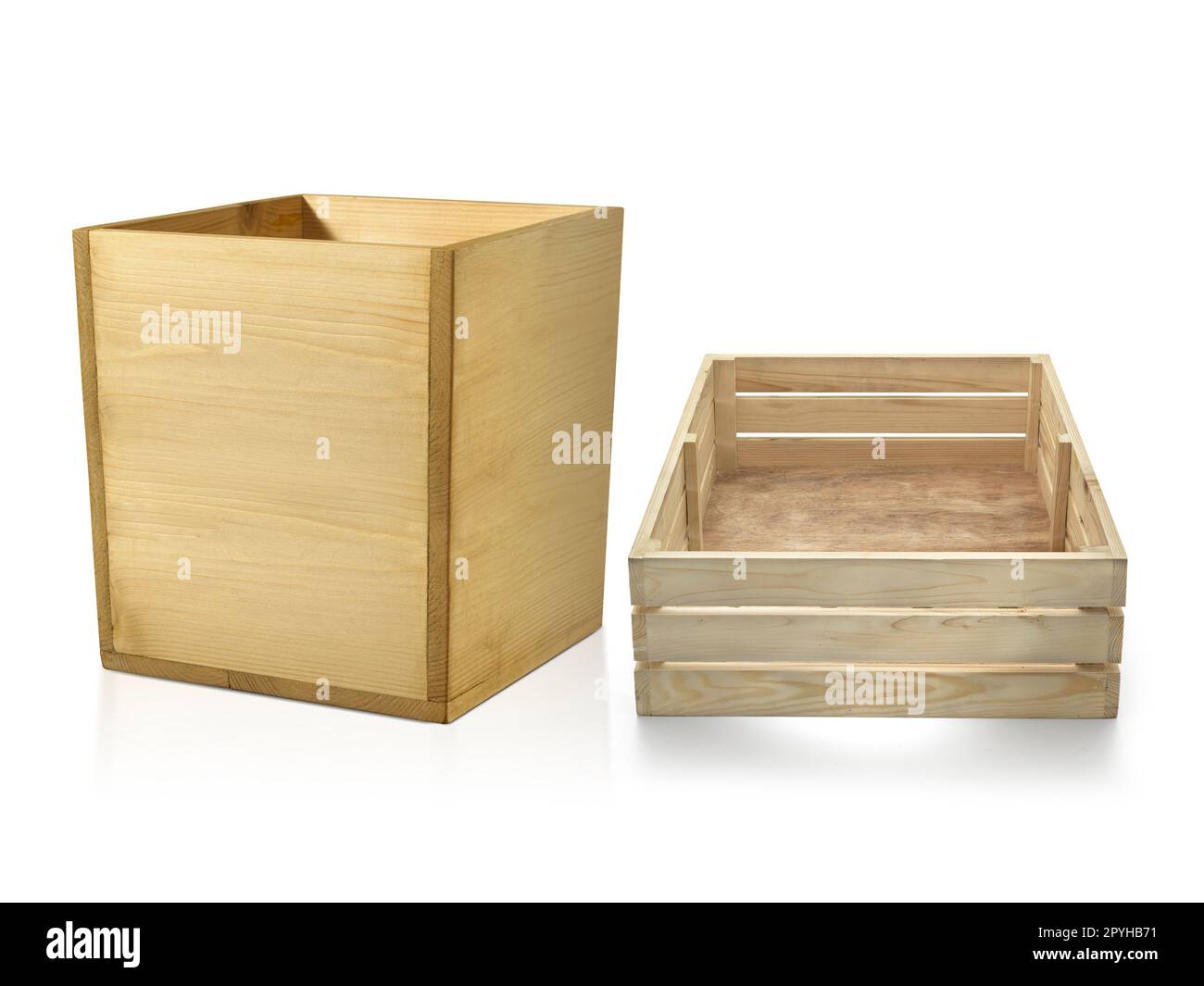 Square timber white background Cut Out Stock Images & Pictures - Alamy