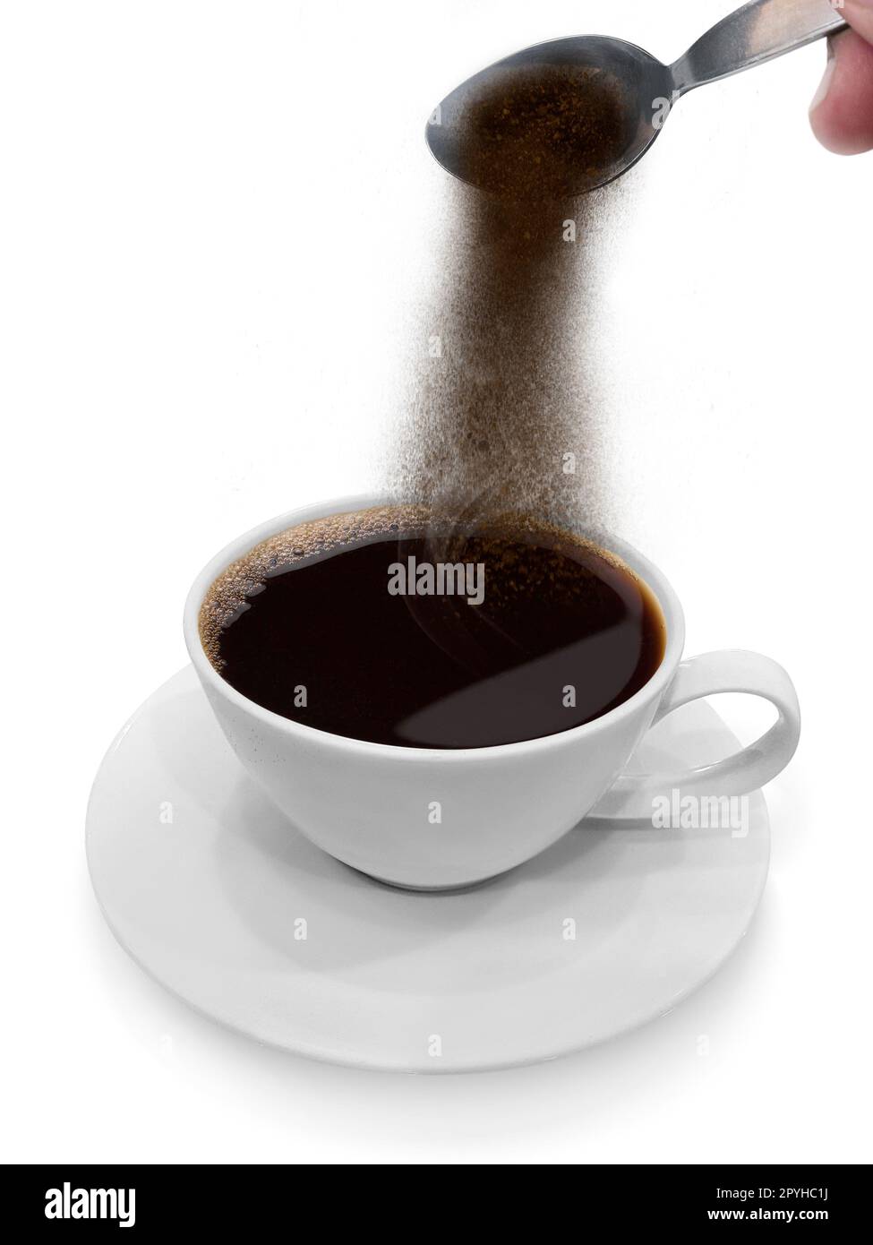 Woman pouring black coffee from hi-res stock photography and images - Alamy
