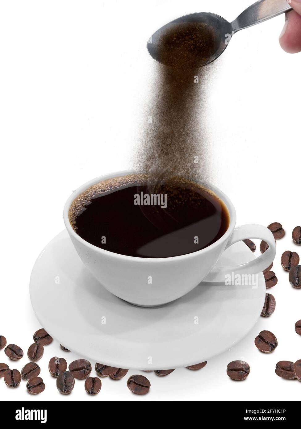 Powder pours water hi-res stock photography and images - Alamy
