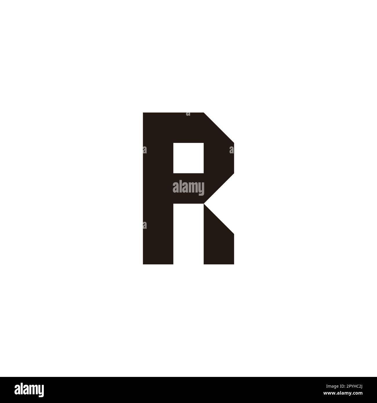 Letter R and i geometric symbol simple logo vector Stock Vector Image ...
