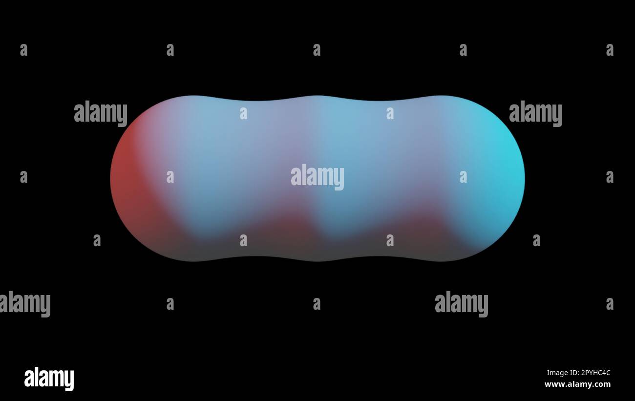 Multicolored metaballs spheres Stock Photo - Alamy