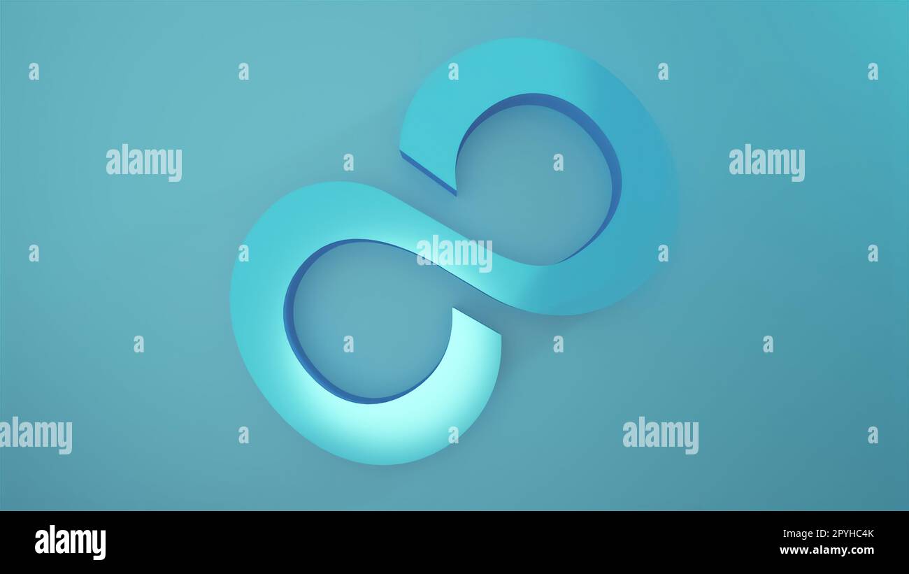 3D infinity sign Stock Photo - Alamy