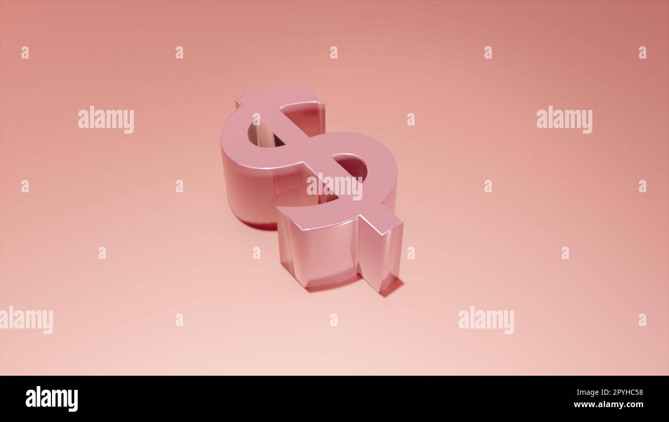Cream dollar sign Stock Photo - Alamy