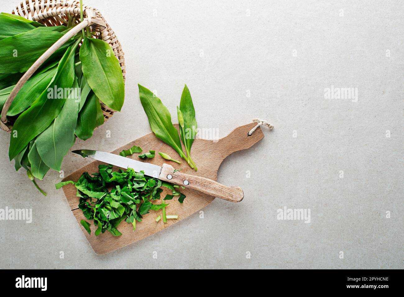 Ramson wild garlic Stock Photo - Alamy
