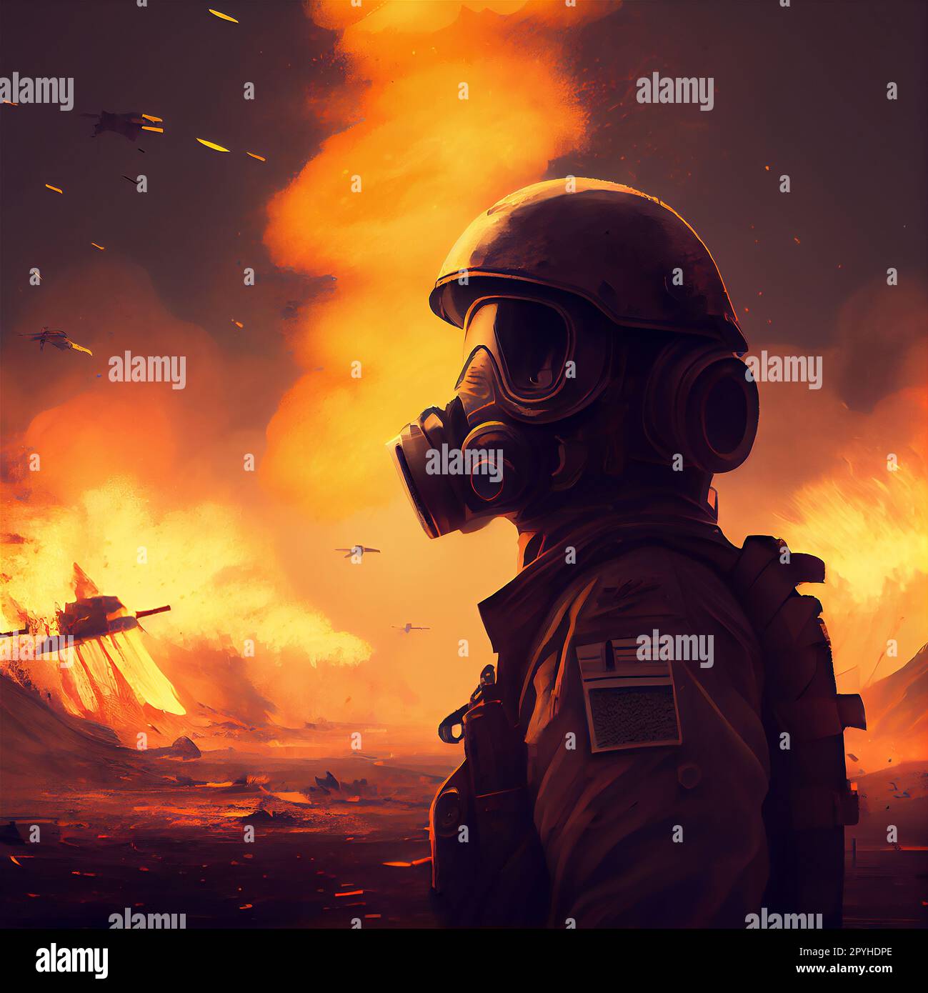 Battlefield explosion hi-res stock photography and images - Alamy