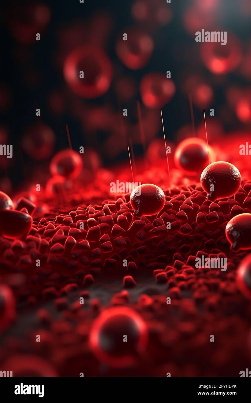 Virus background with disease cells Stock Photo - Alamy