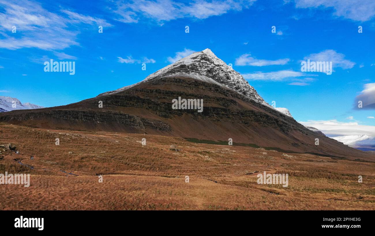 The Bulandstindur, or Pyramid mountain in Iceland Stock Photo - Alamy