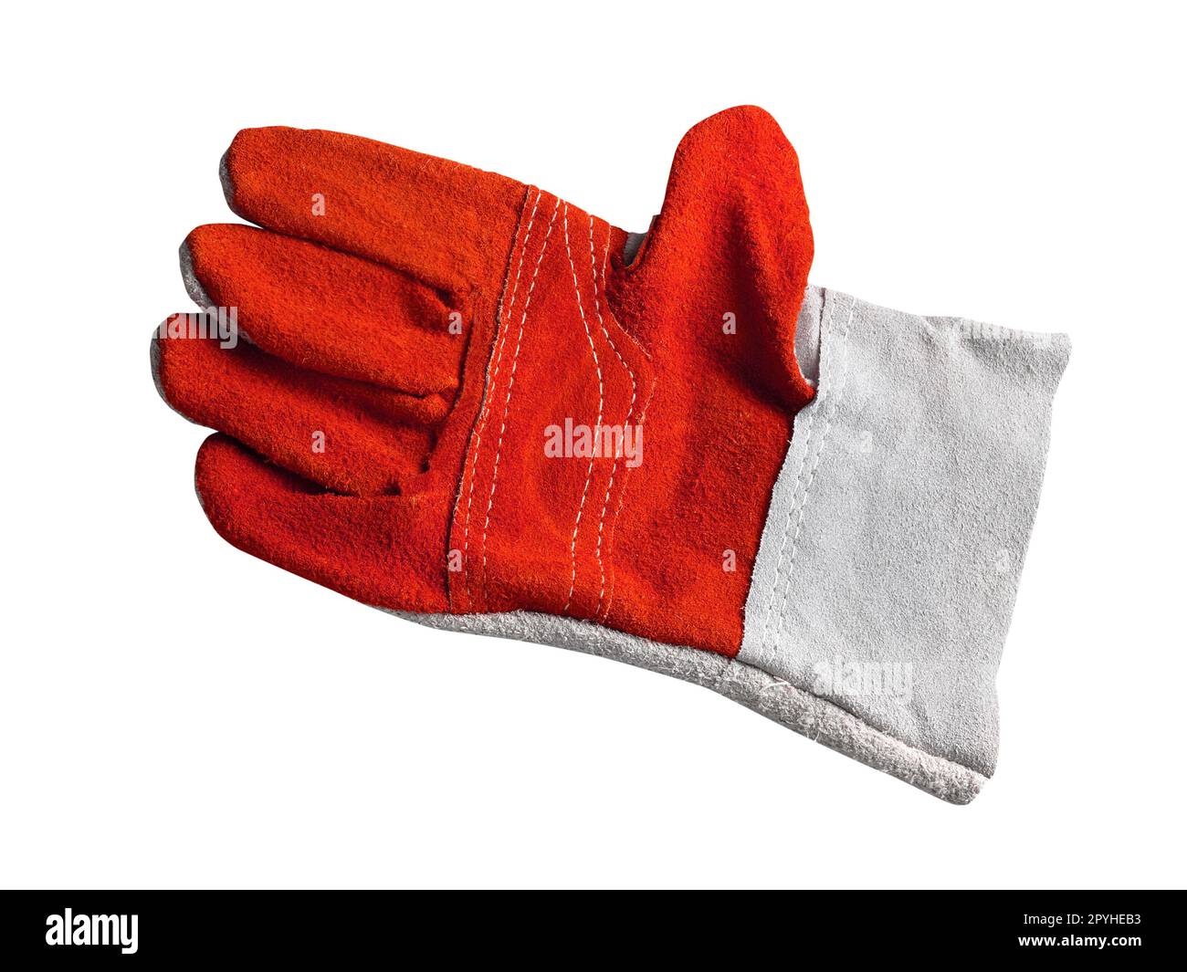 Construction gloves isolated on white background Stock Photo - Alamy