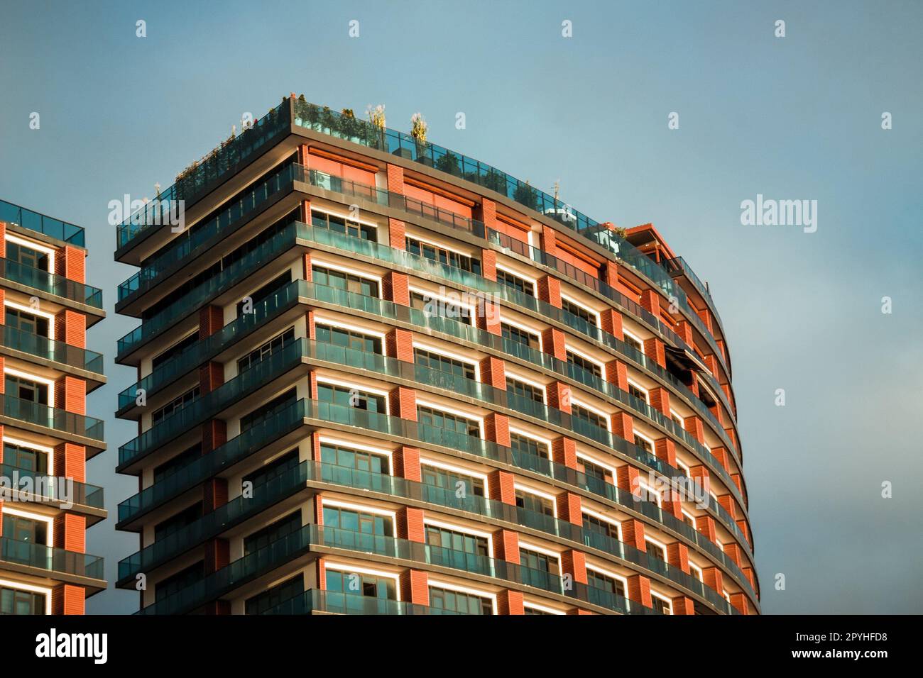 Residential building in Batumi city. Batumi. Georgia Stock Photo - Alamy