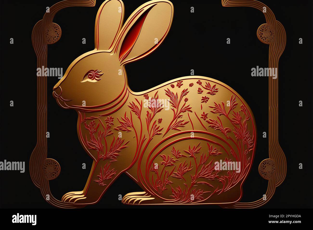 Chinese 2023 rabbit symbol hi-res stock photography and images - Alamy