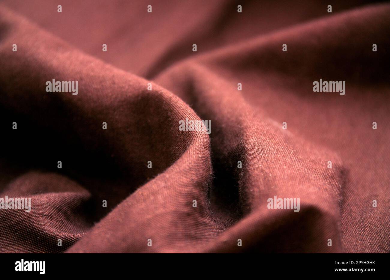 Brown curtain fabric texture background hi-res stock photography and ...