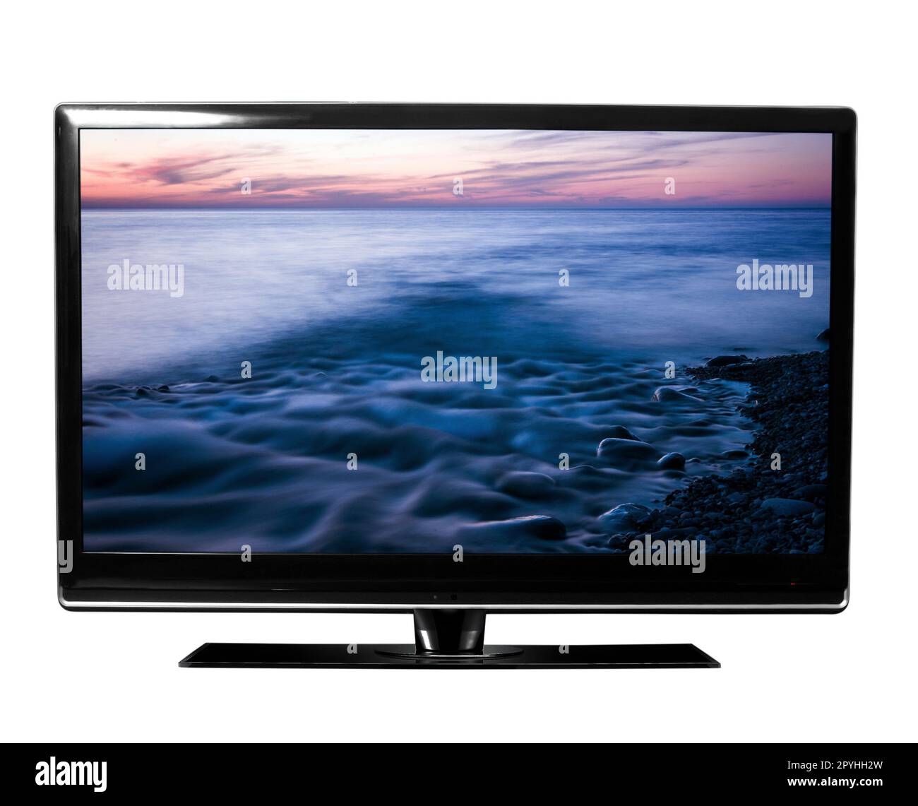 Tv monitor closeup with the picture Stock Photo - Alamy