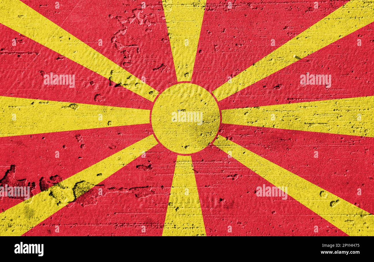 Country flag painted on the wall Stock Photo - Alamy