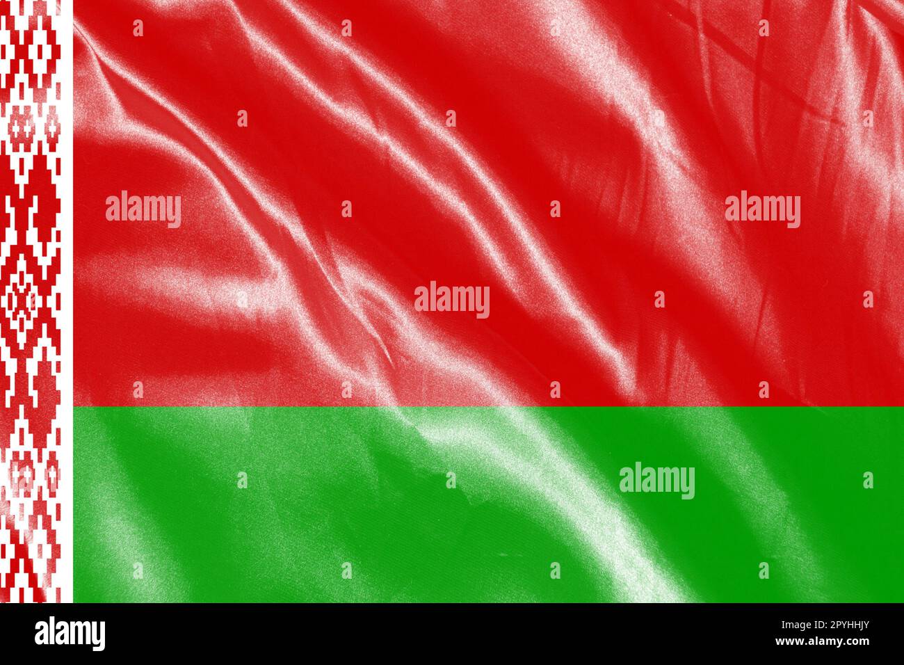 Belarus silk flag hi-res stock photography and images - Alamy