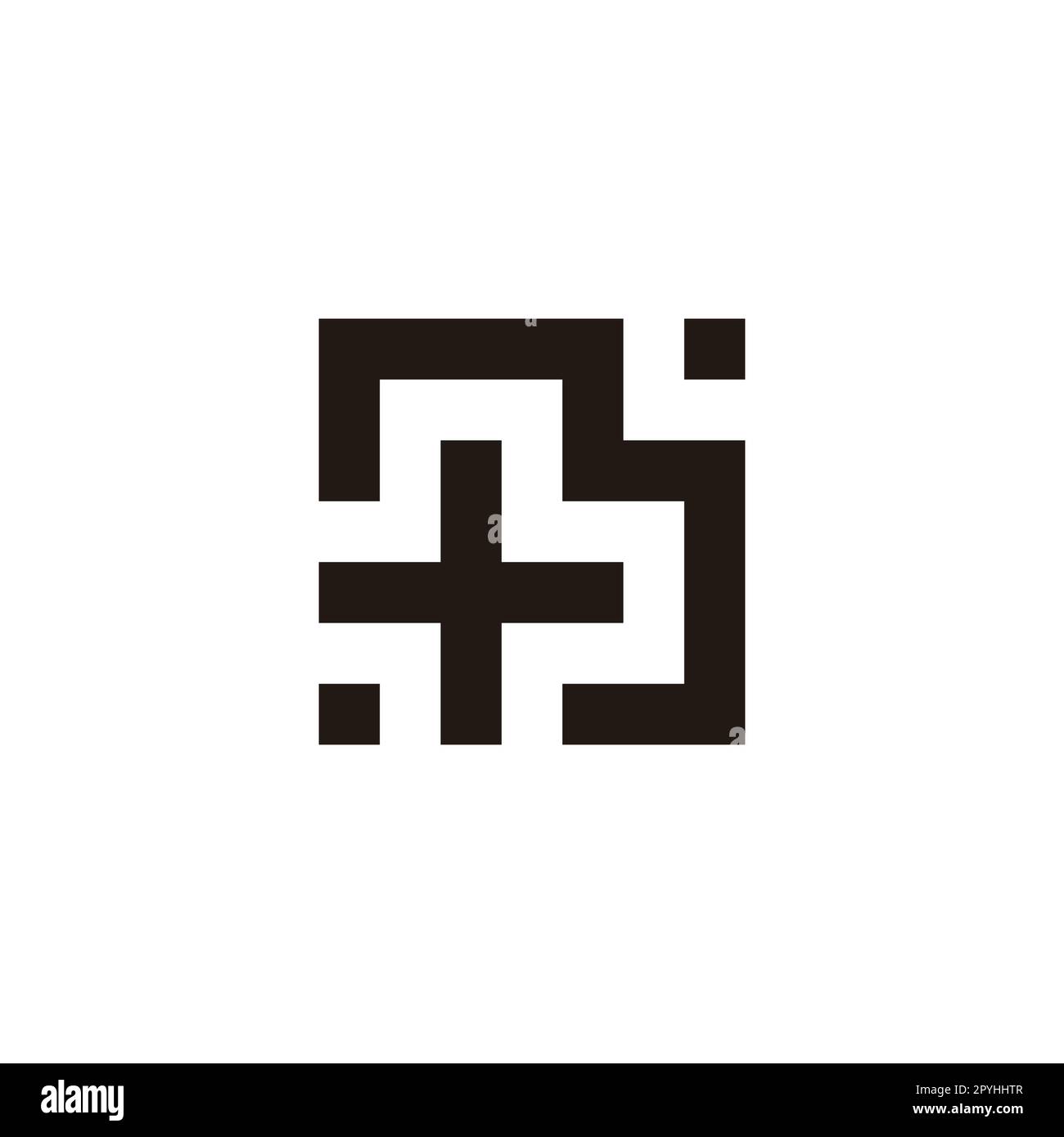 B plus logo Stock Vector Images - Alamy