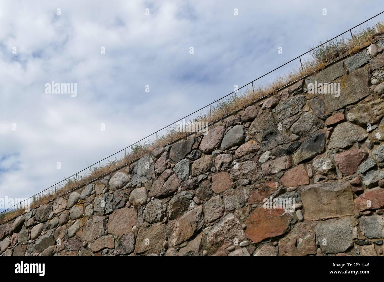 Grey sky view wall hi-res stock photography and images - Alamy
