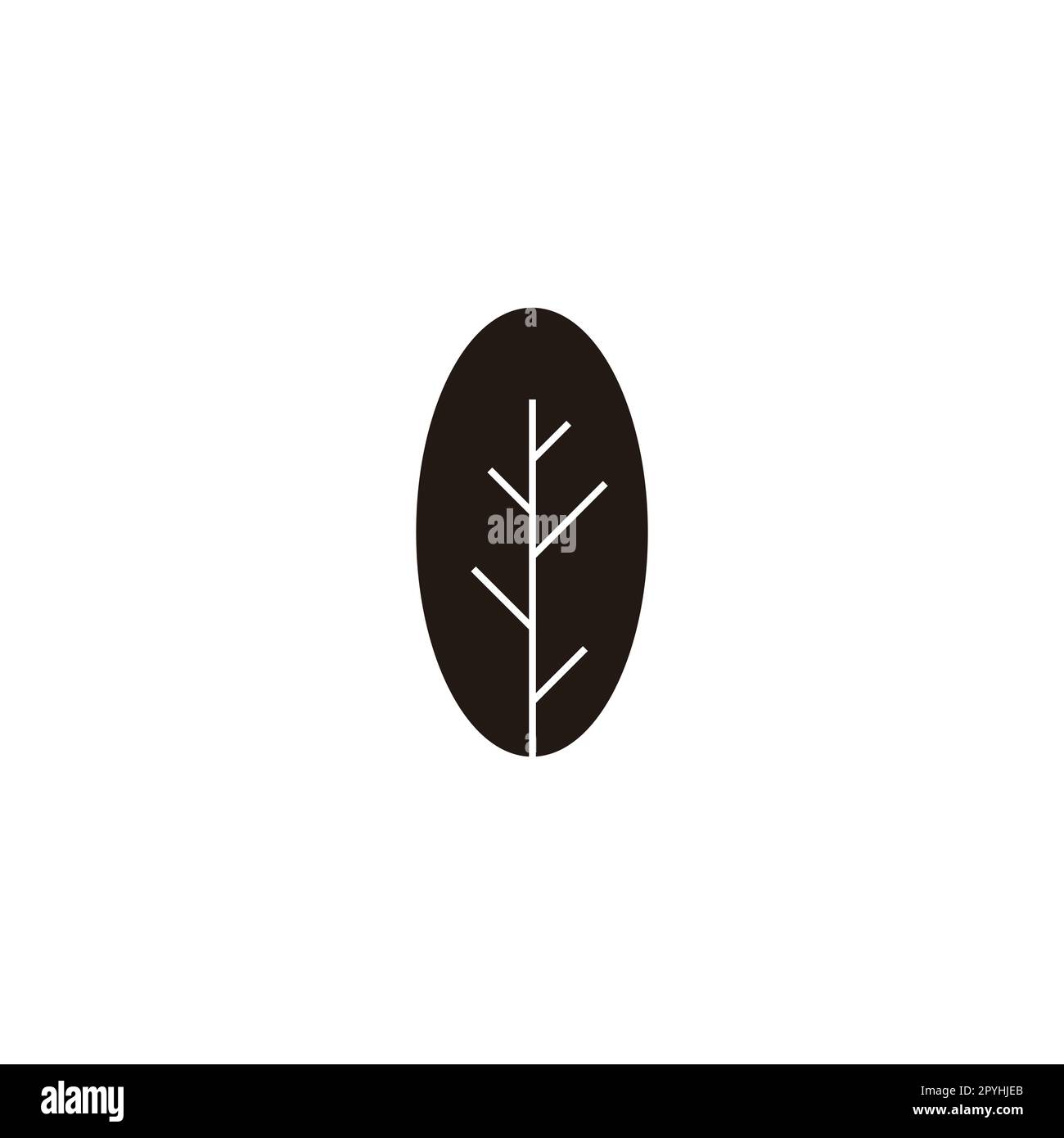 Leaf, root geometric symbol simple logo vector Stock Vector Image & Art ...