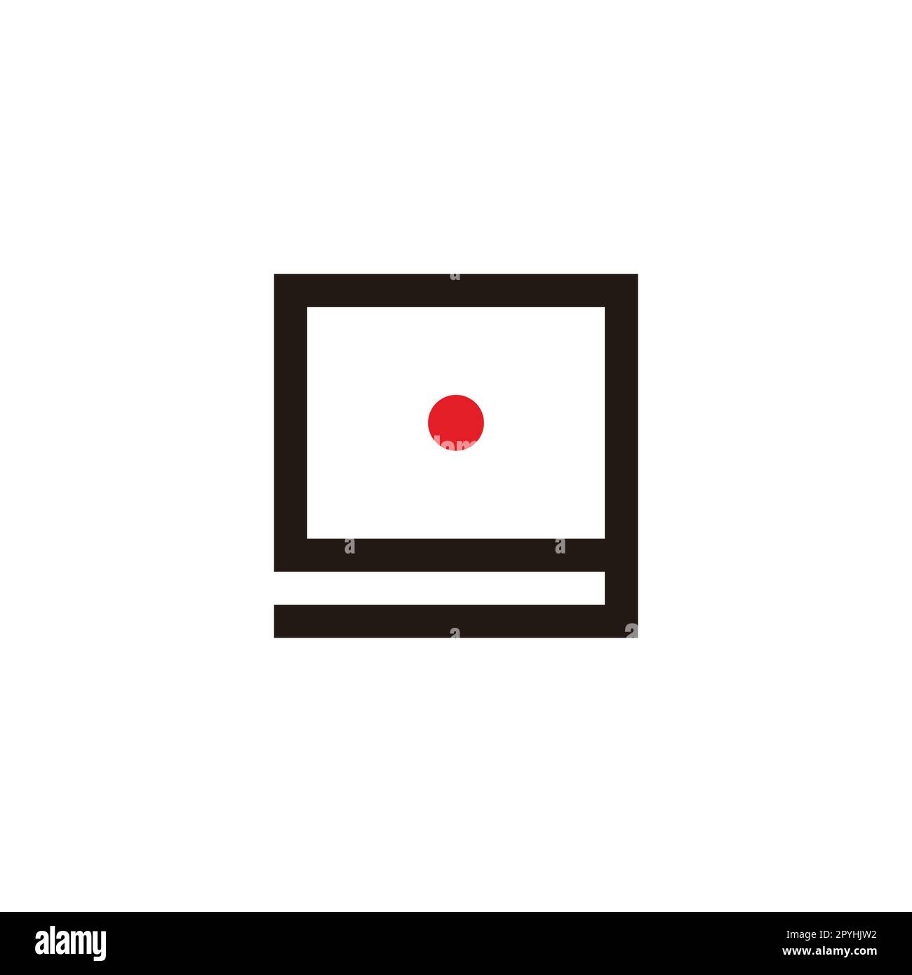 Letter g box, off geometric symbol simple logo vector Stock Vector ...