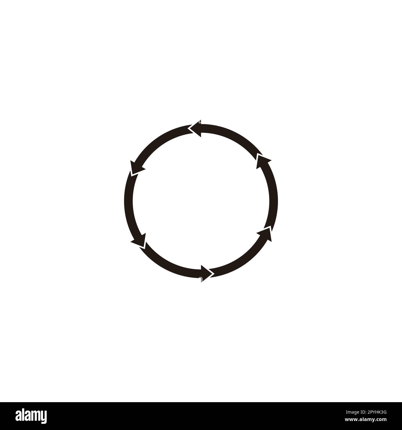 arrows, rounded, icon, loading geometric symbol simple logo vector ...