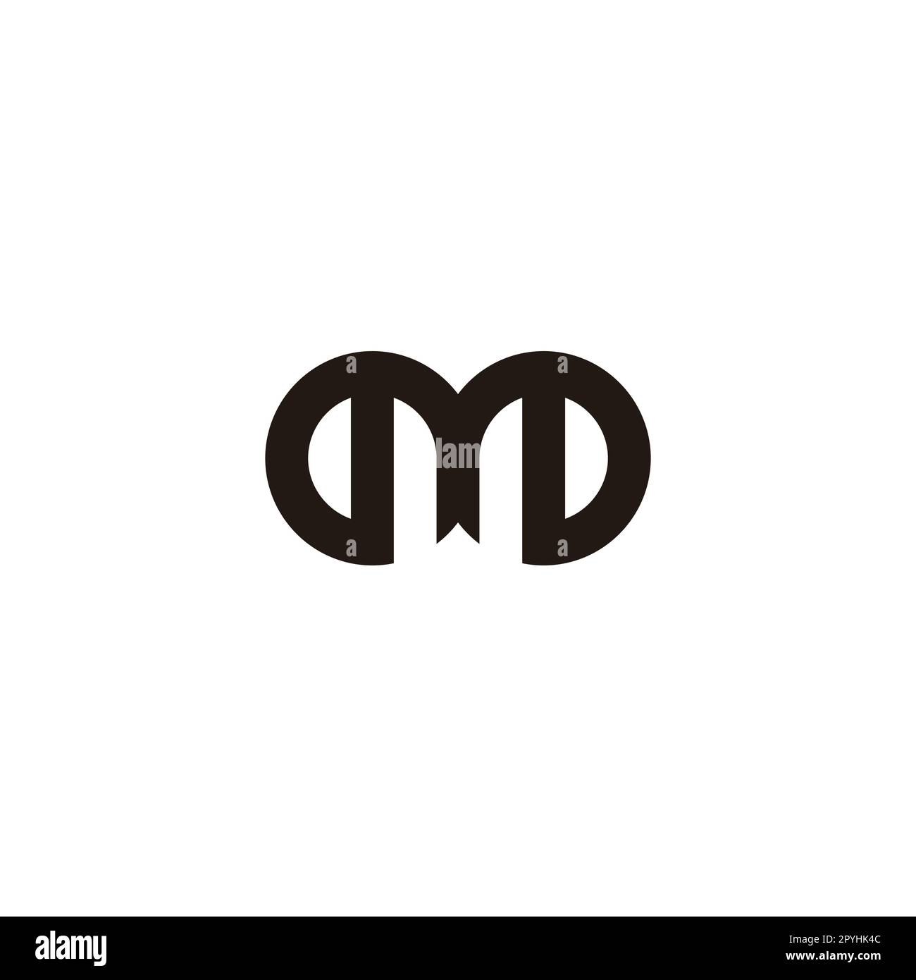 Letter m gradient logo Cut Out Stock Images & Pictures - Alamy