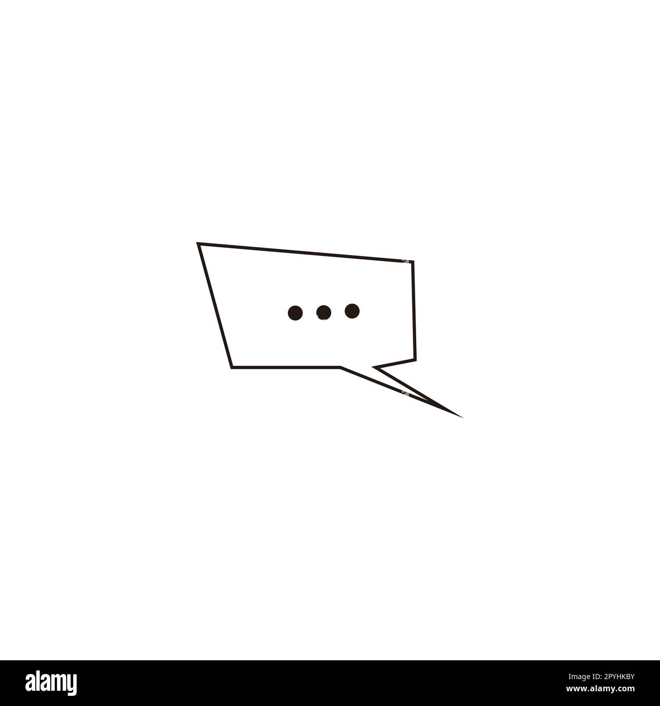 Message, lines, layer geometric symbol simple logo vector Stock Vector ...