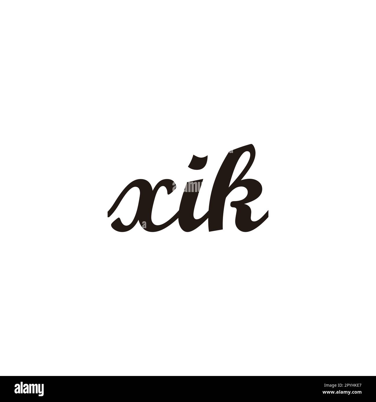 Letter xik connect geometric symbol simple logo vector Stock Vector ... Letter xik connect geometric symbol simple logo vector Stock Vector ...