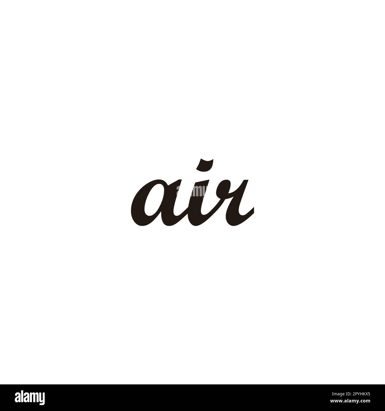 Letter air connect geometric symbol simple logo vector Stock Vector ...