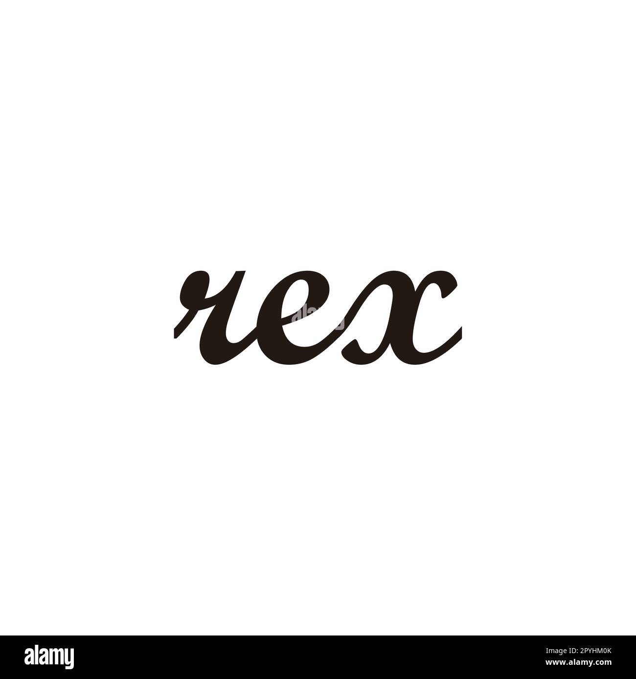 Rex tech logo hi-res stock photography and images - Alamy