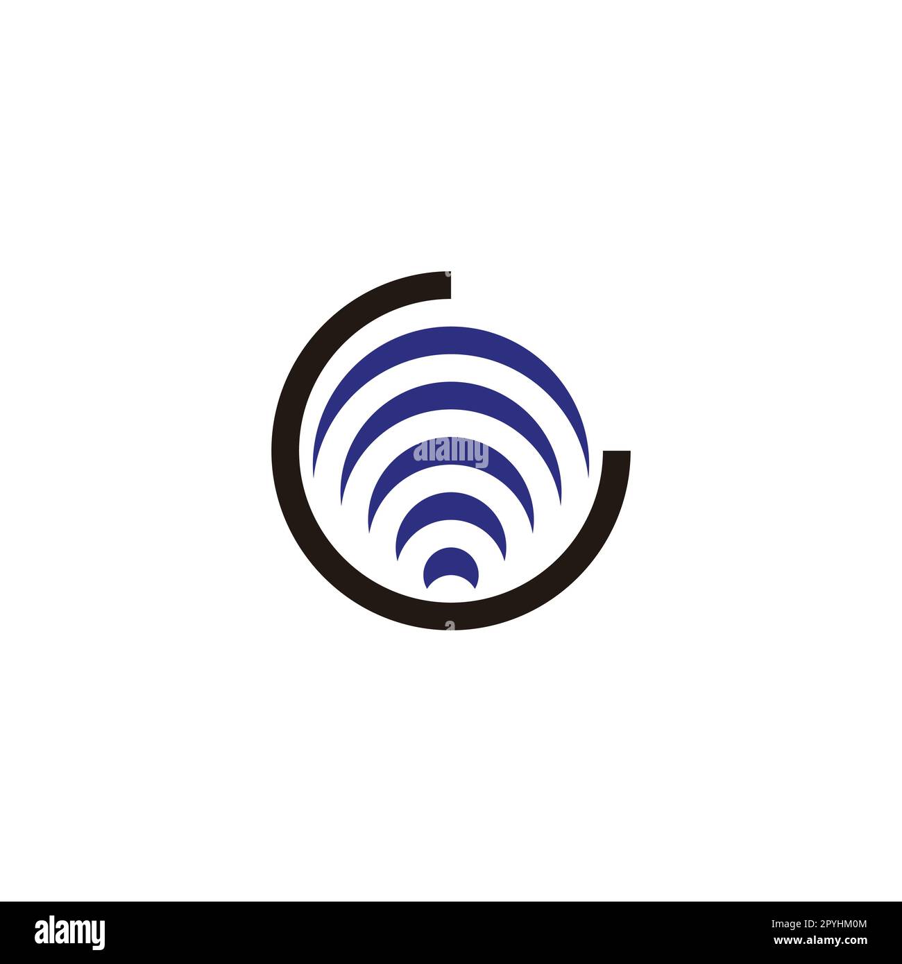 Letter G signal geometric symbol simple logo vector Stock Vector Image ...