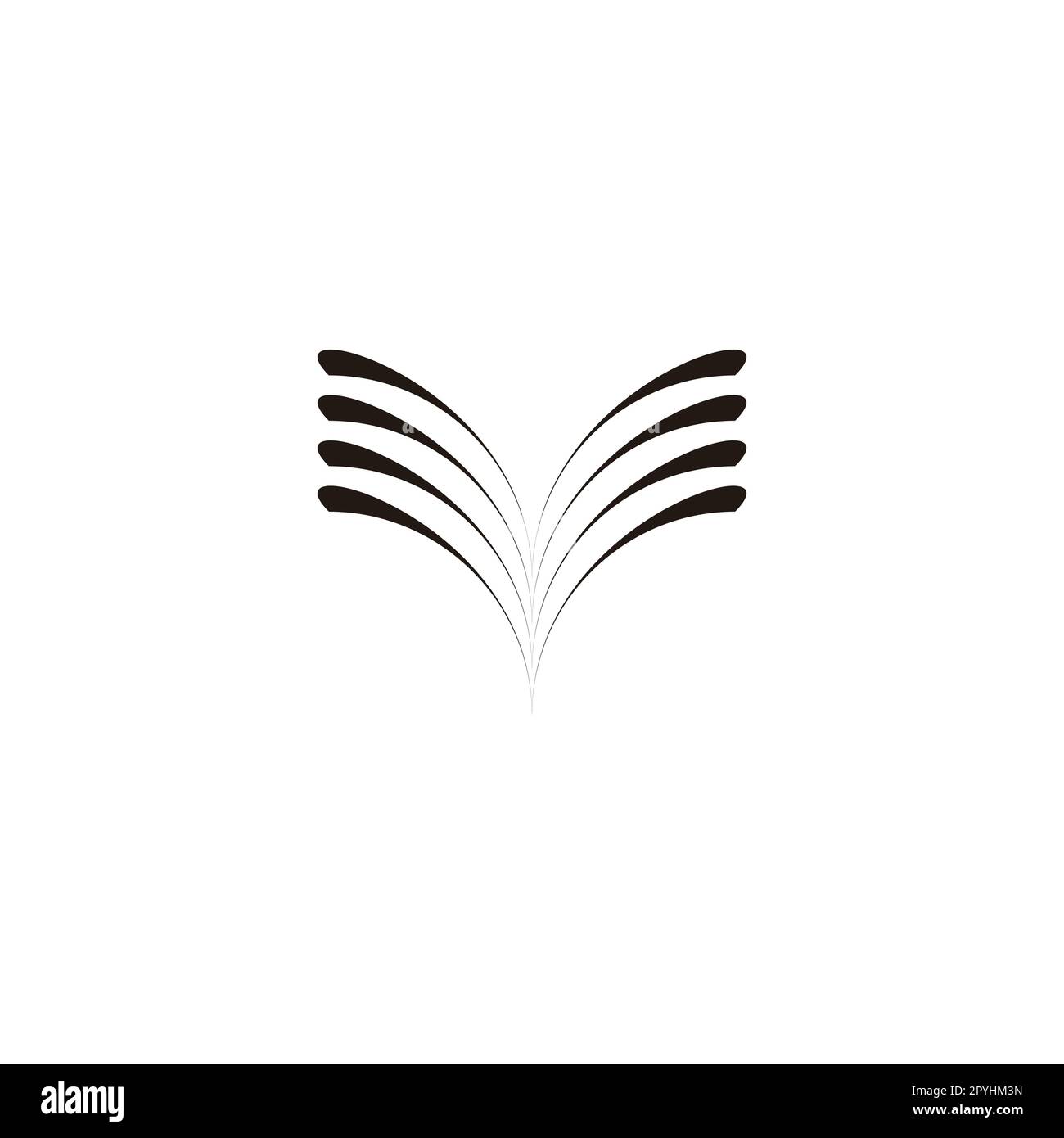 Book, illustration geometric symbol simple logo vector Stock Vector ...