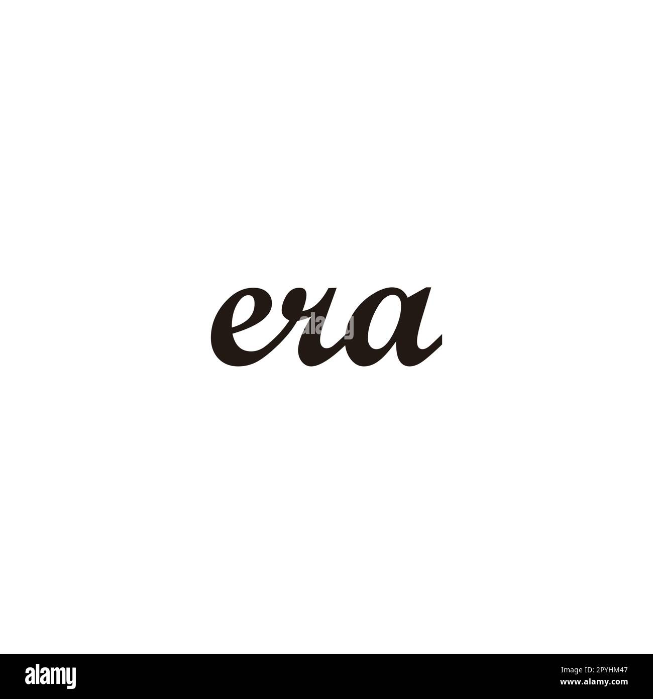 Letter era connect geometric symbol simple logo vector Stock Vector ...