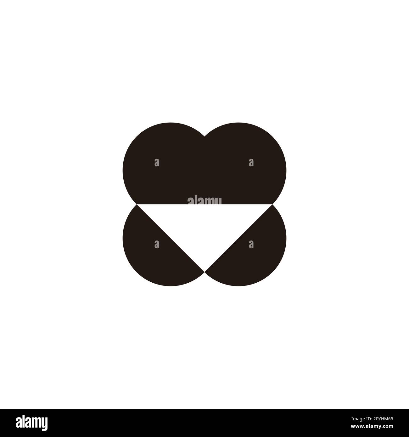 Letter X heart geometric symbol simple logo vector Stock Vector Image ...