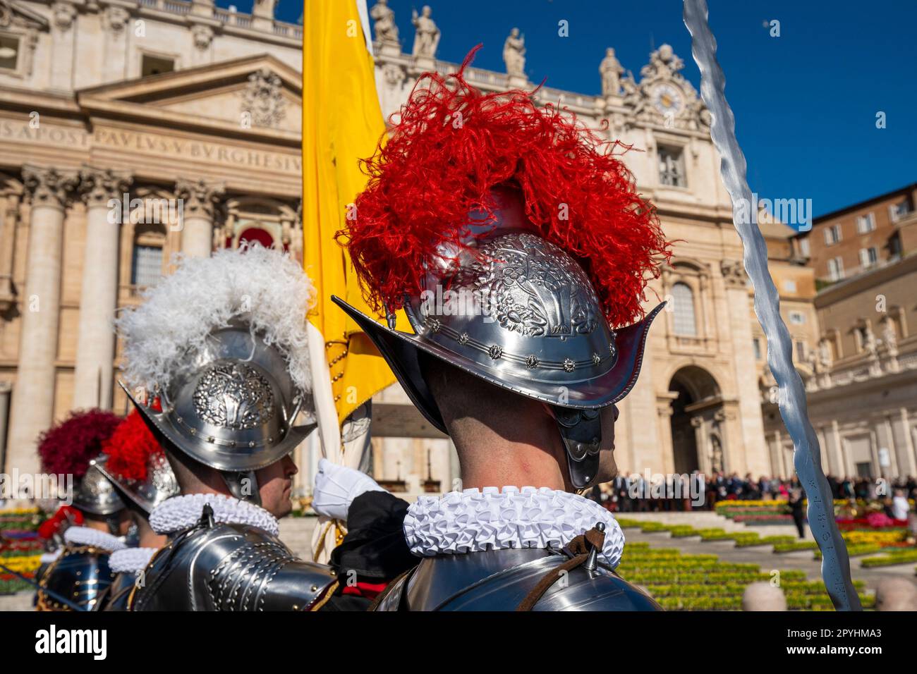Vatican, Vatican. 3rd May, 2023. Guard of Honor of the Pontifical Swiss ...