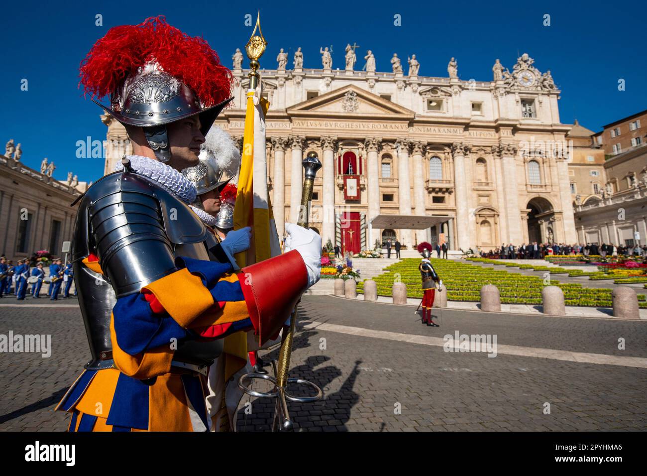 Vatican, Vatican. 3rd May, 2023. Guard of Honor of the Pontifical Swiss ...