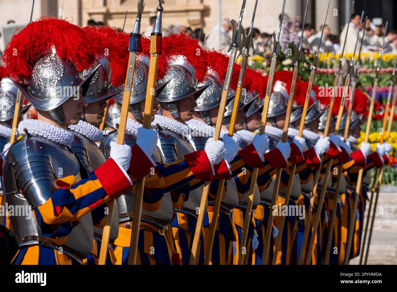 Vatican, Vatican. 3rd May, 2023. Guard of Honor of the Pontifical Swiss ...