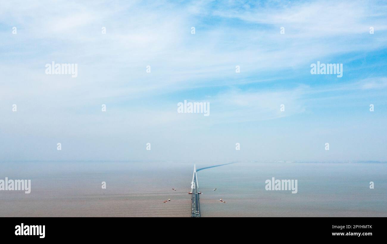 NINGBO, CHINA - APRIL 7, 2023 - Aerial photo taken on April 7, 2023 ...