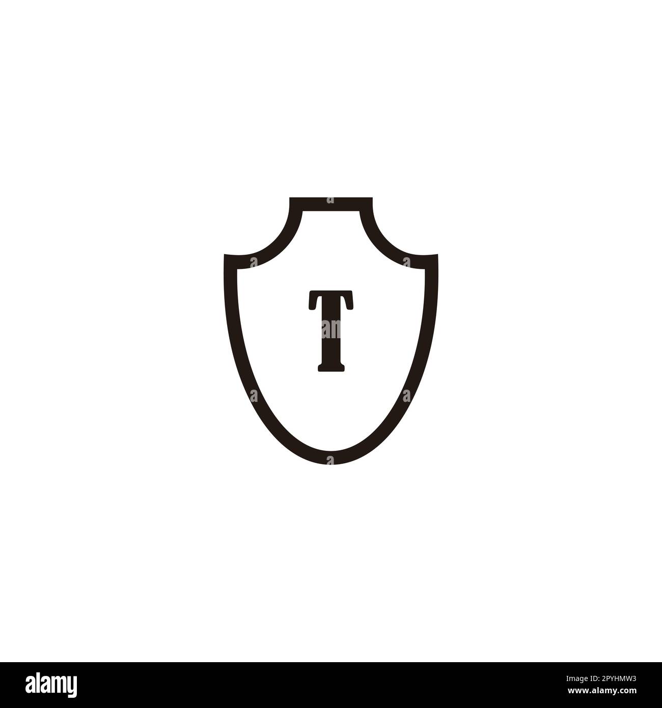 Letter t shield hi-res stock photography and images - Alamy
