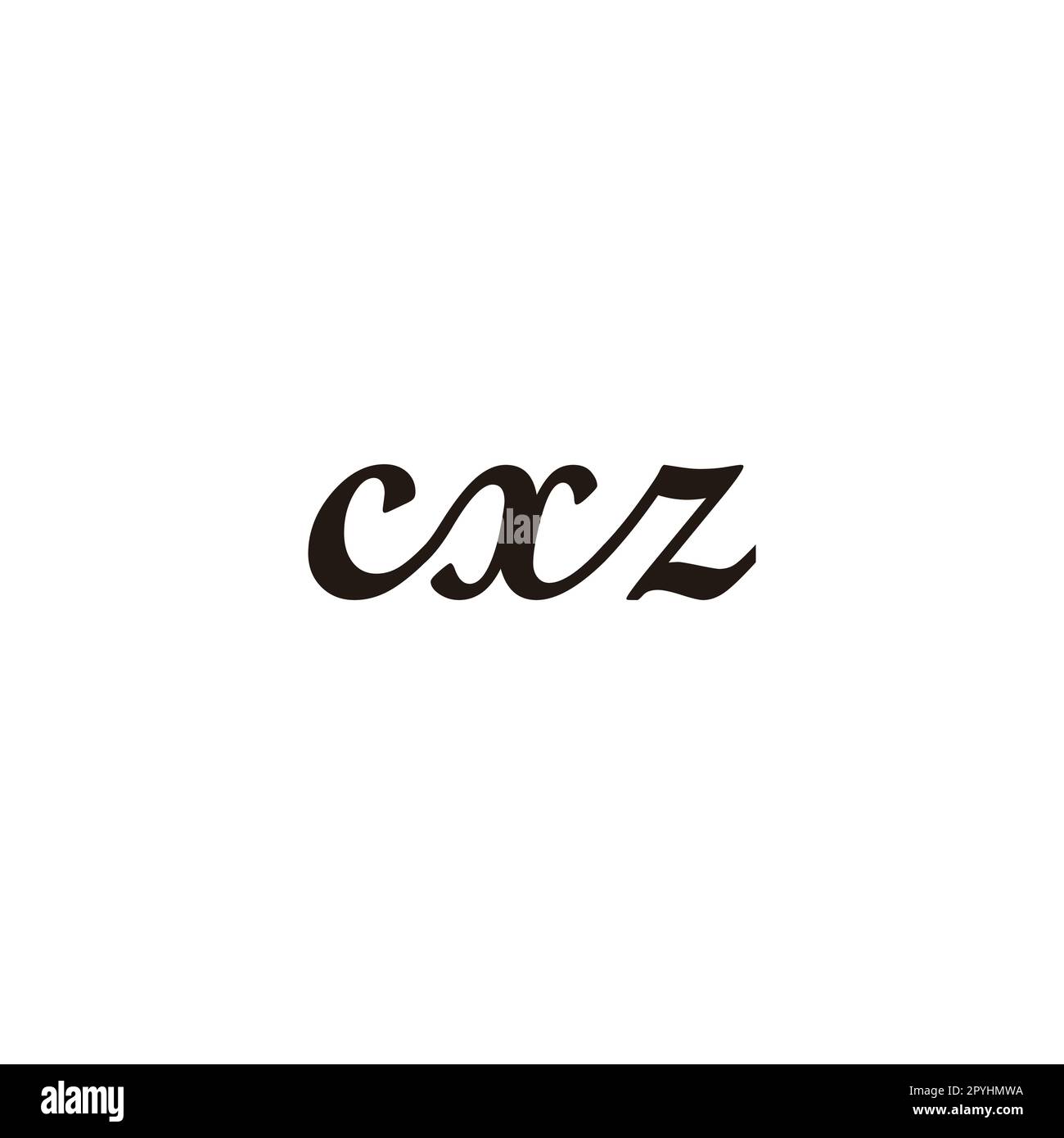 Cxz alphabet hi-res stock photography and images - Alamy