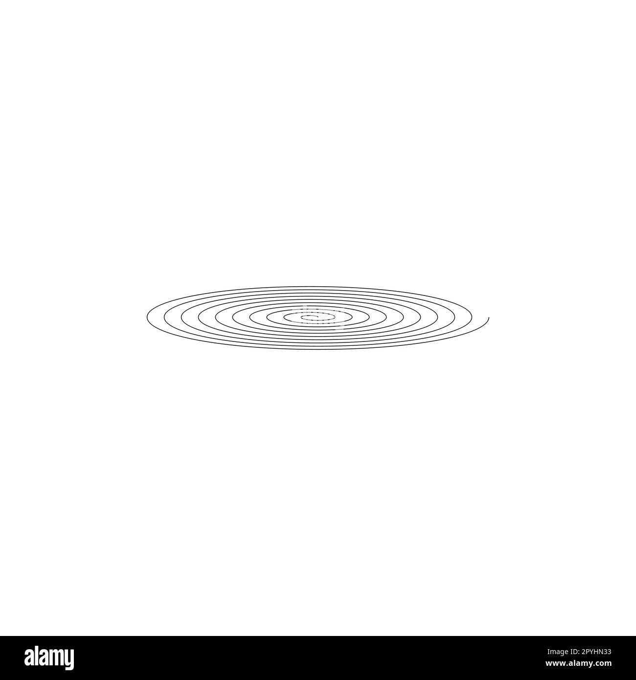 spiral, rounded, epic geometric symbol simple logo vector Stock Vector ...