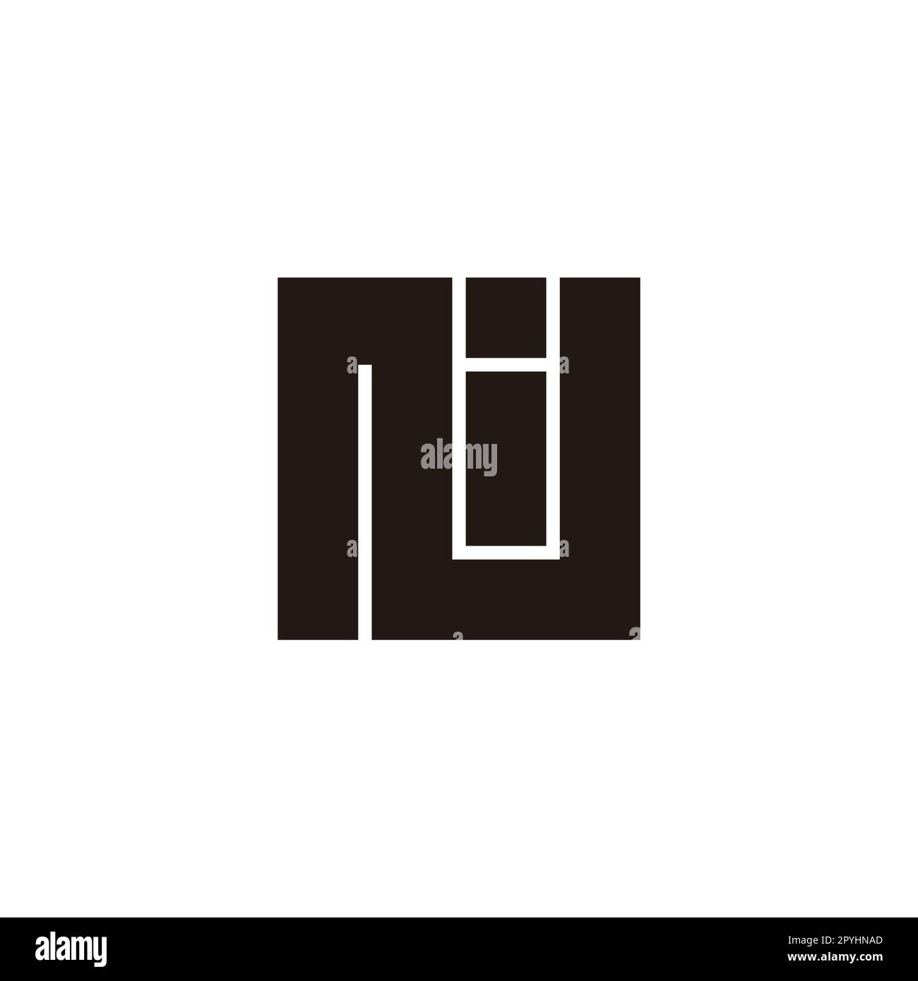 Letter N and i square geometric symbol simple logo vector Stock Vector Image & Art - Alamy
