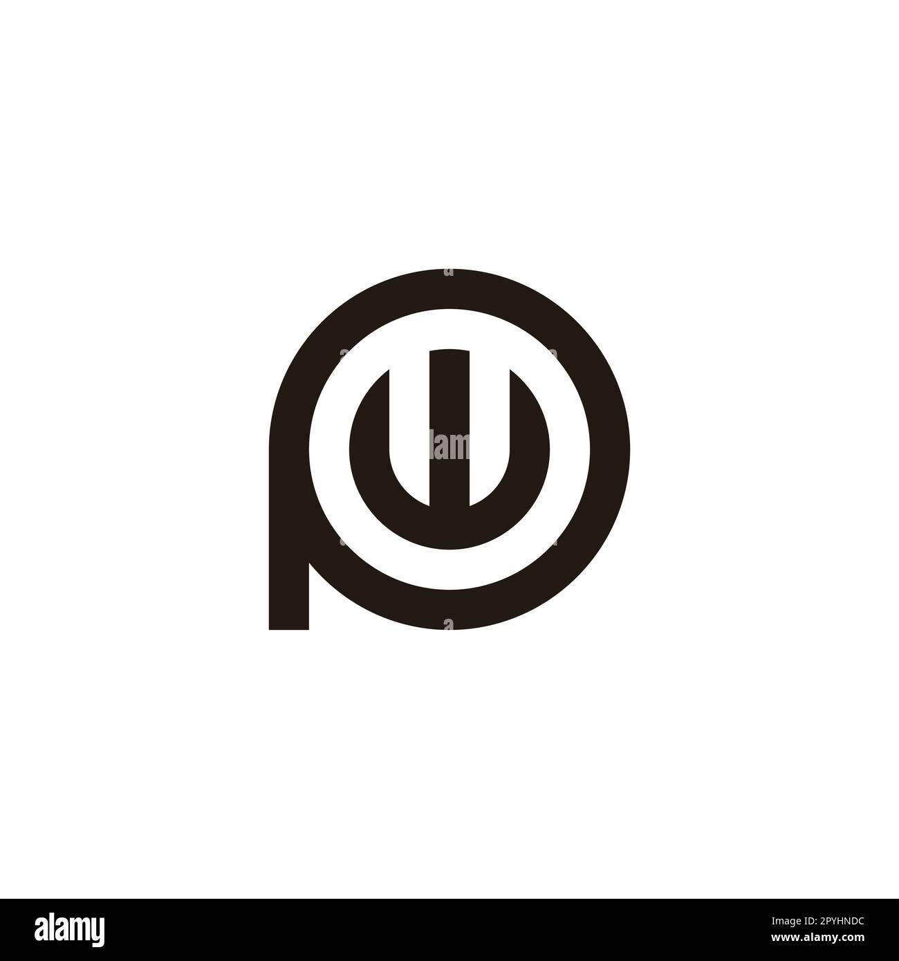 Letter p and w Stock Vector Images - Alamy