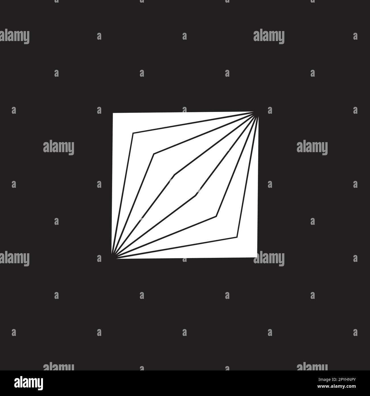 Square, sheets geometric symbol simple logo vector Stock Vector Image & Art - Alamy