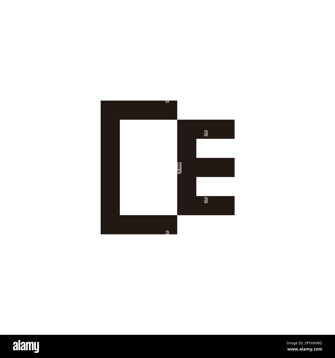 Letter CE square geometric symbol simple logo vector Stock Vector Image ...
