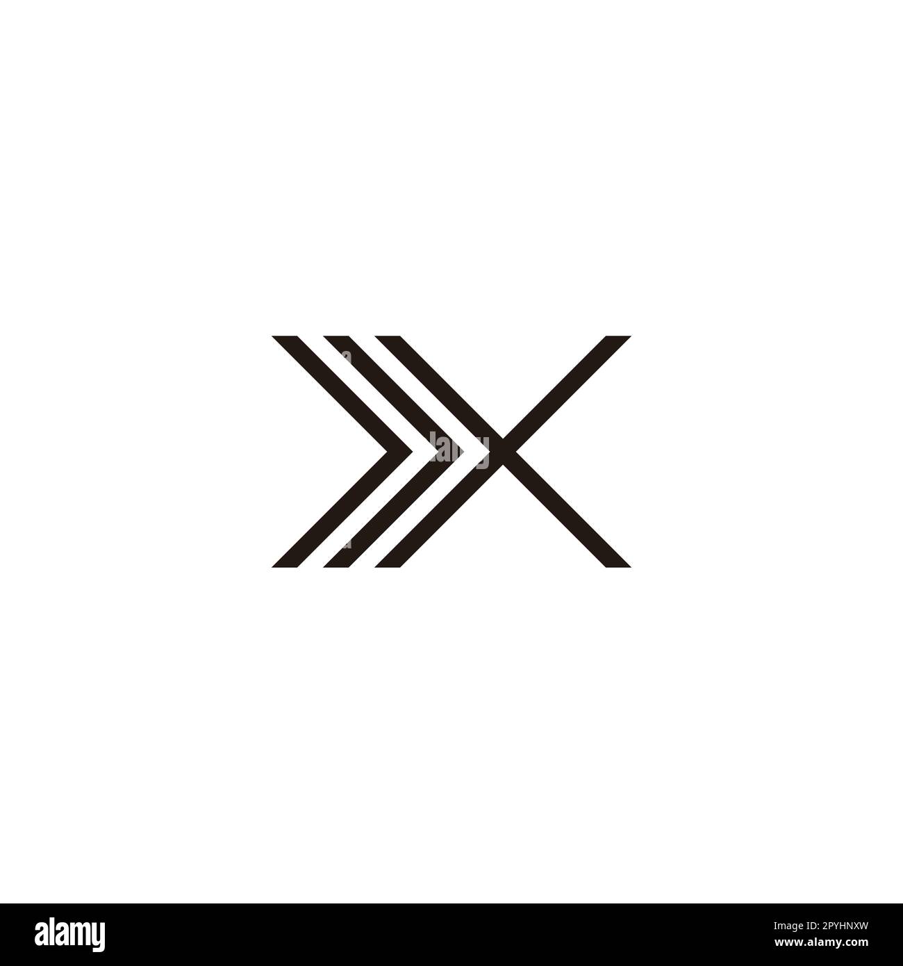 X delivery logo Stock Vector Images - Alamy