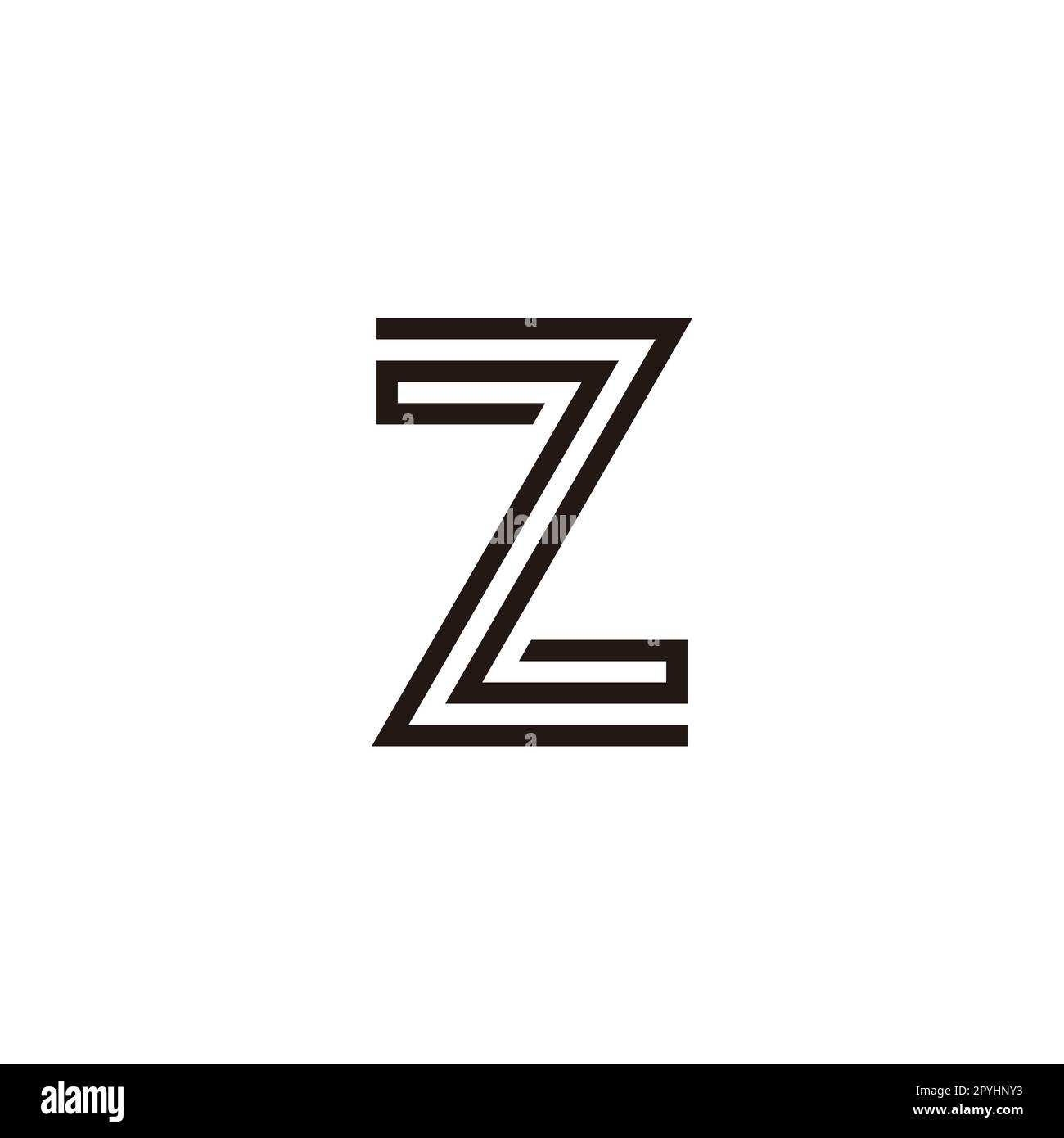 Simple z logo hi-res stock photography and images - Alamy