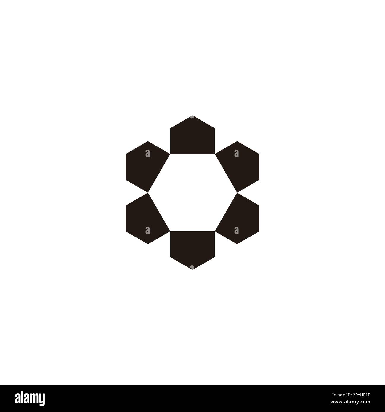 Hexagon polygon hi-res stock photography and images - Alamy