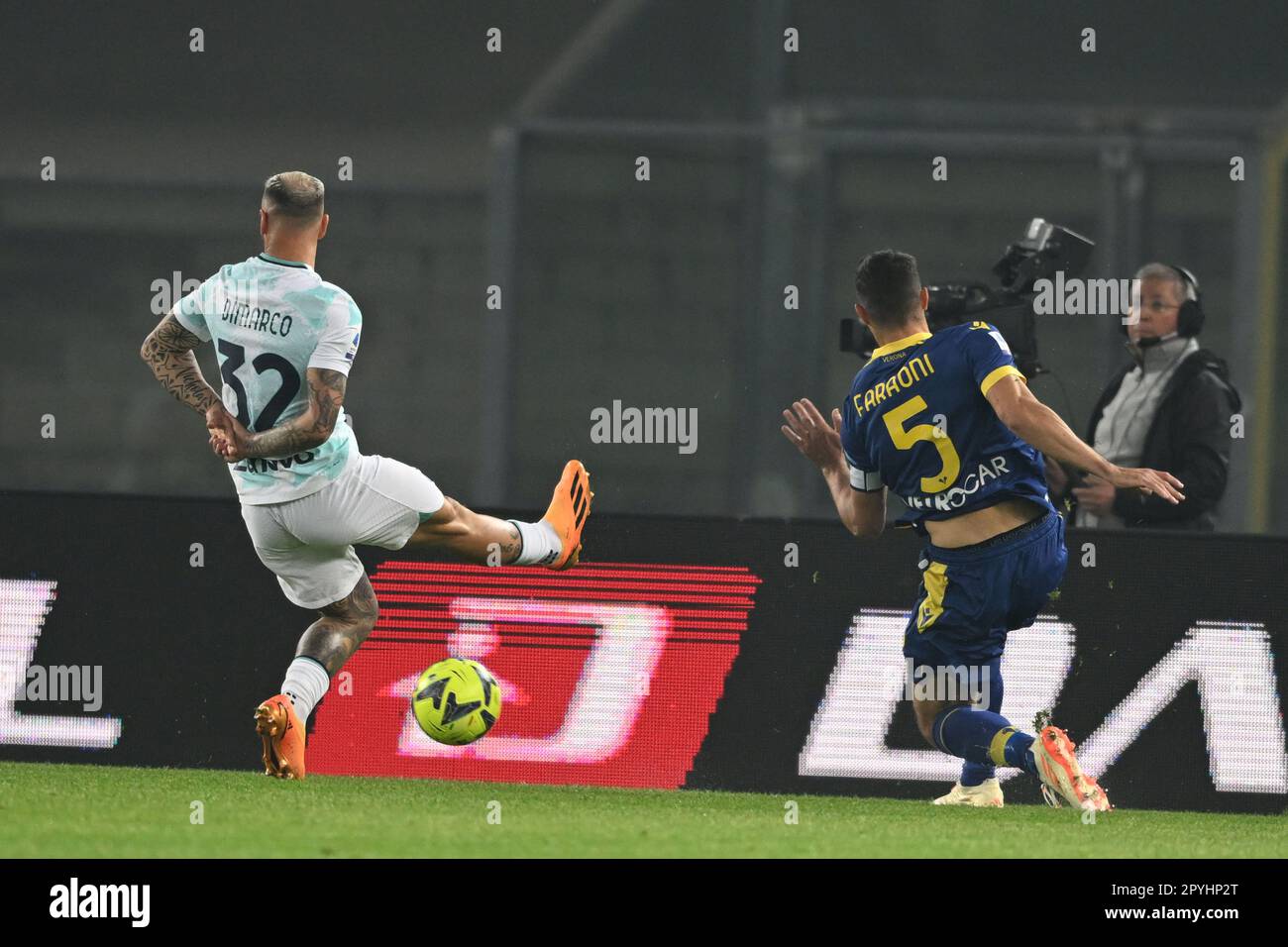 Federico dimarco of hellas verona hi-res stock photography and images ...