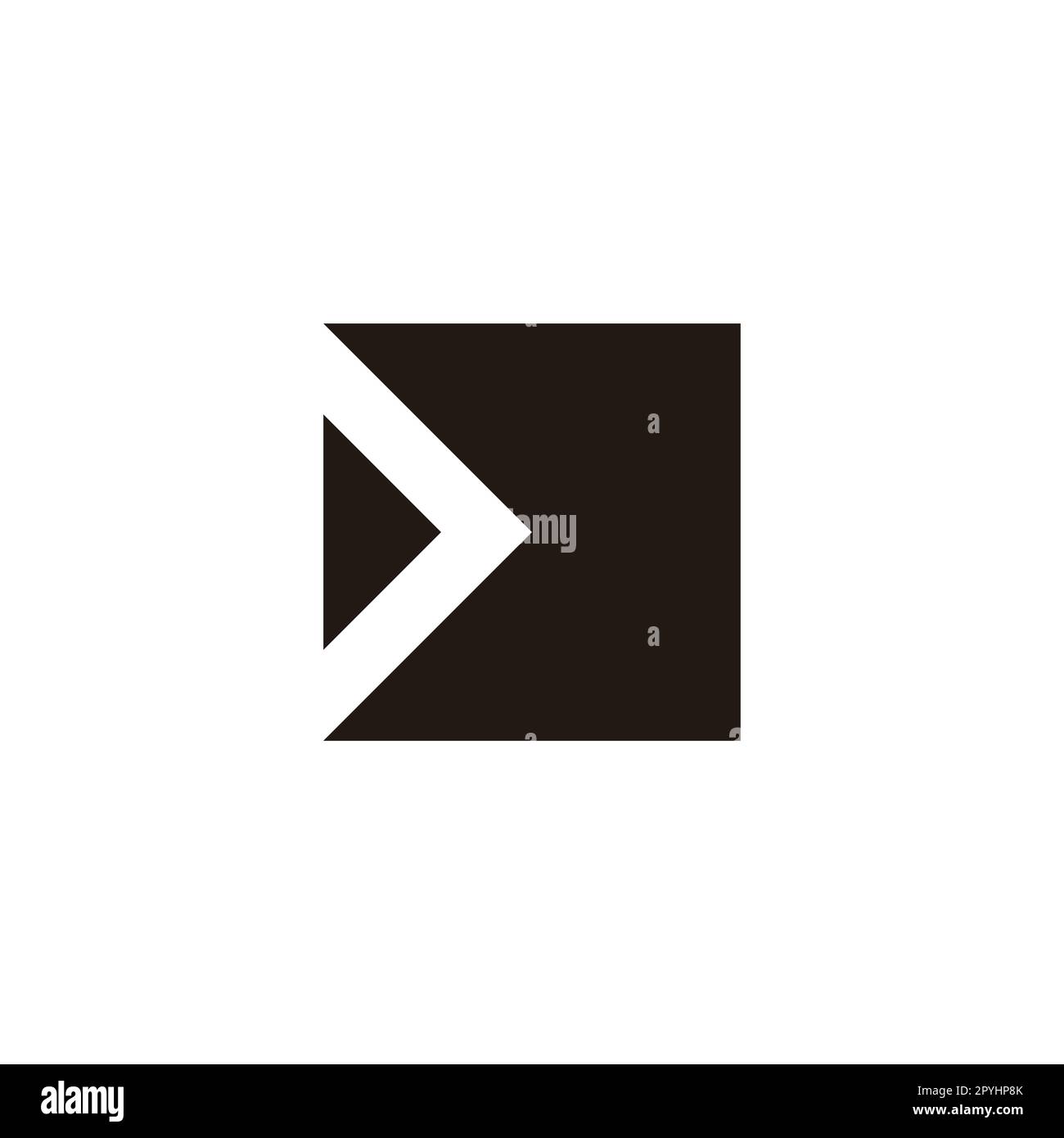 Letter D ribbon geometric symbol simple logo vector Stock Vector Image ...