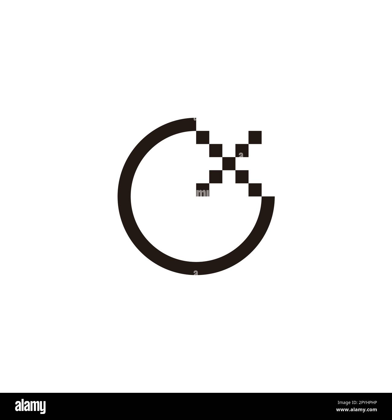 Gx letter vector vectors Cut Out Stock Images & Pictures - Alamy